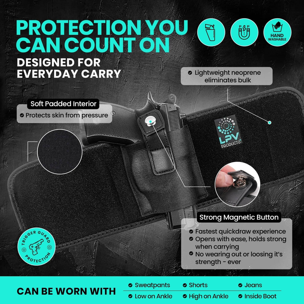 Lpv® Ankle Holster For 380s For Concealed Carry