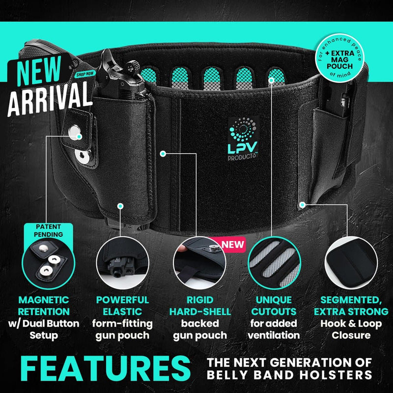 LPV® Ultimate Belly Band Holster for Concealed Carry